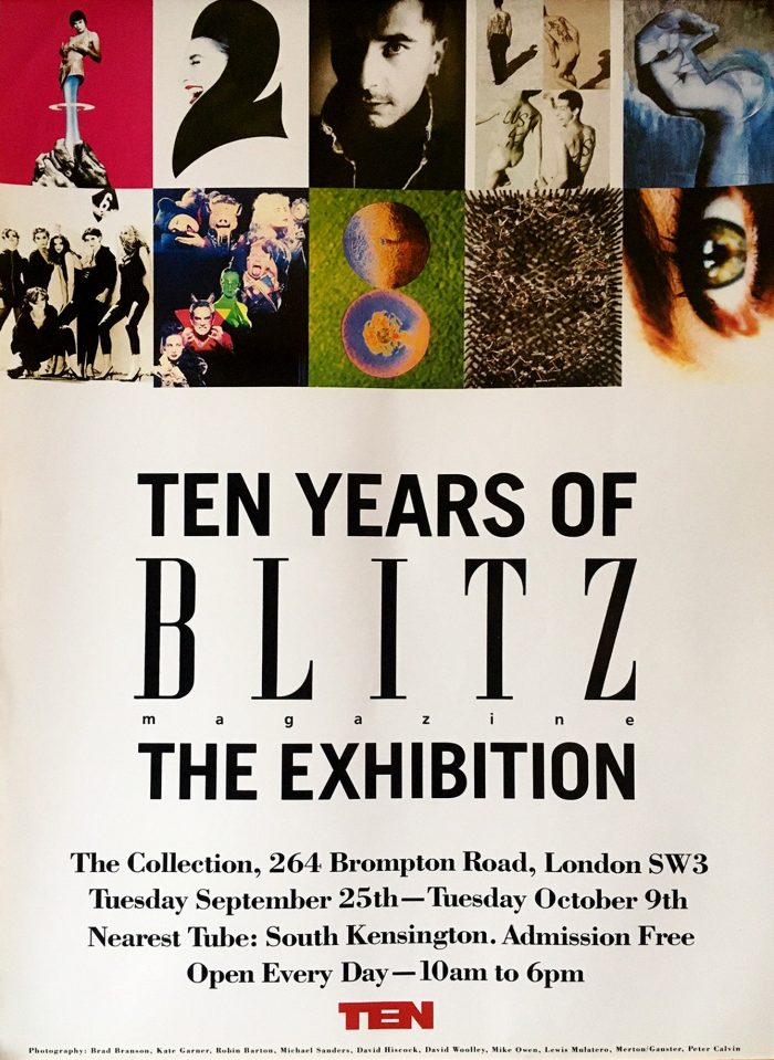 Blitz; Ten Years of Blitz The Exhibition – Red Door Posters